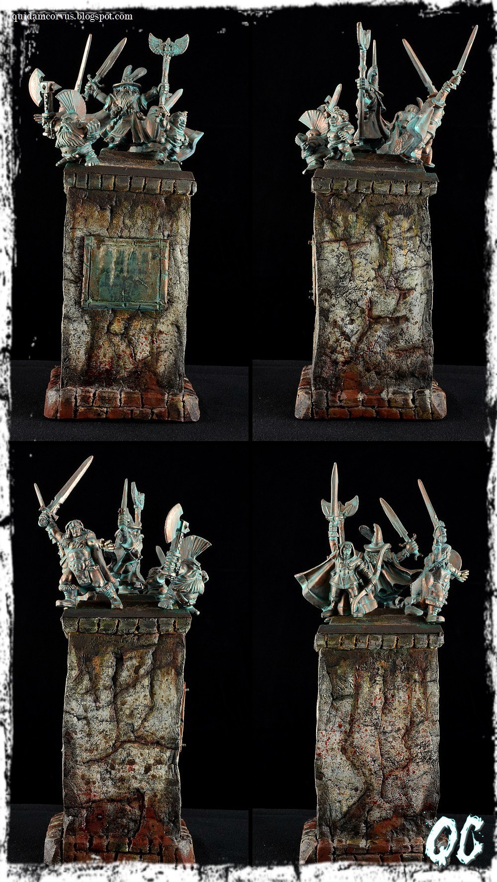 CoolMiniOrNot - Monument to the Five Heroes by quidamcorvus