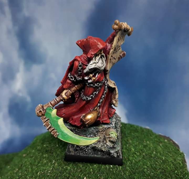 CoolMiniOrNot - Reaper Bones wizard by Stevespaintbrush