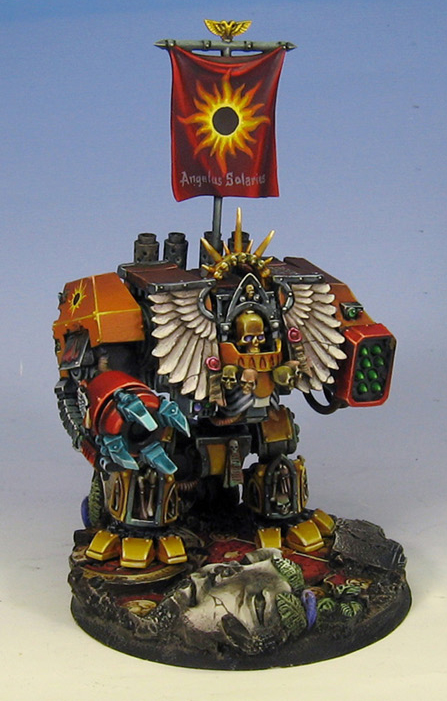 CoolMiniOrNot - Blood Angels splinter chapter Dreadnought: Angels ...